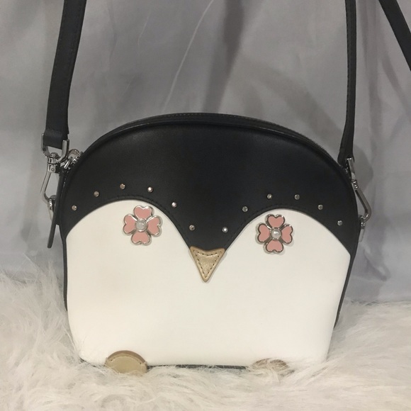 kate spade | Bags | Kate Spade Frosty The Penguin Crossbody Super Cute ...